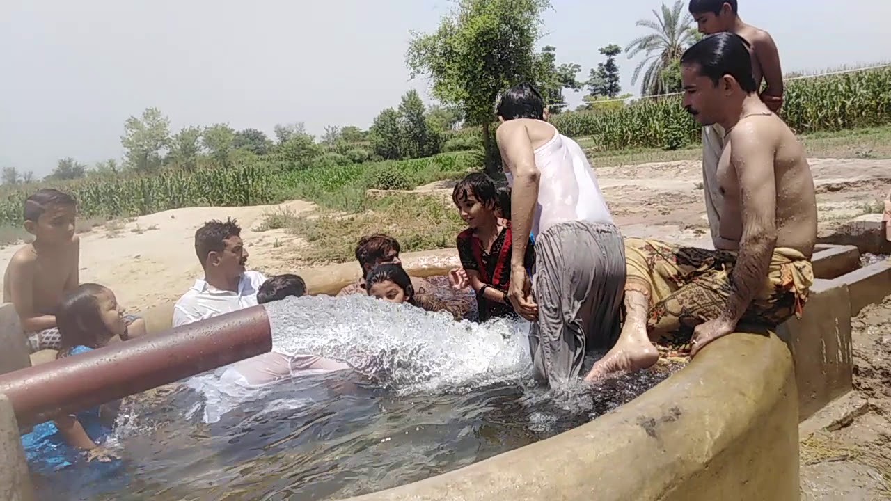 Tube well in Village - YouTube