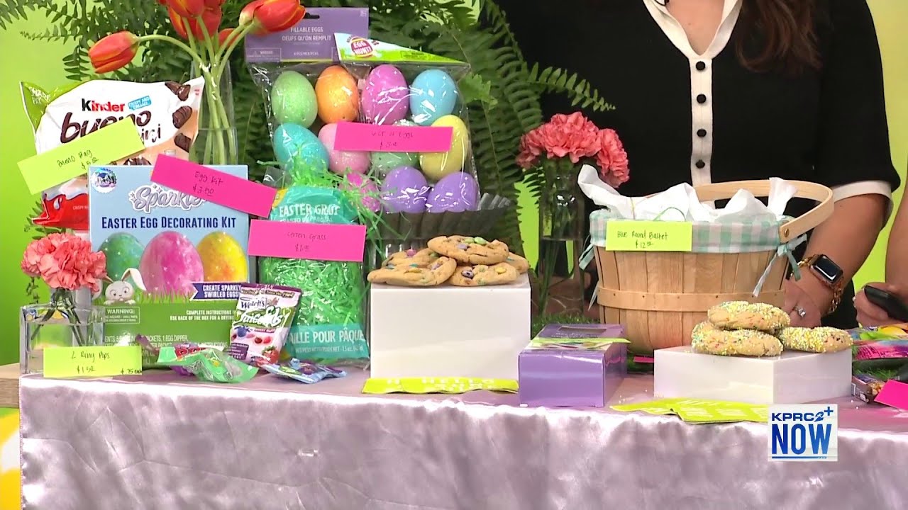 Easter baskets on a budget - YouTube