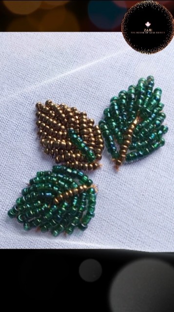 Bead filling stitch 🍁 - YouTube