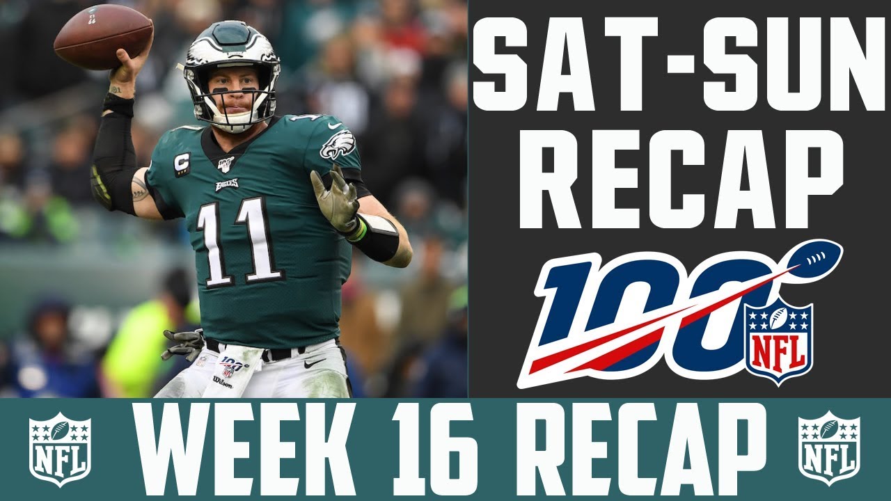 NFL Week 16 RECAP 2019 (NFL Week 16 Breakdown) - YouTube