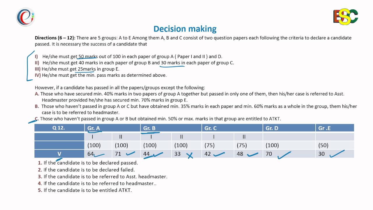 12.Reasoning_Decision making questions - YouTube