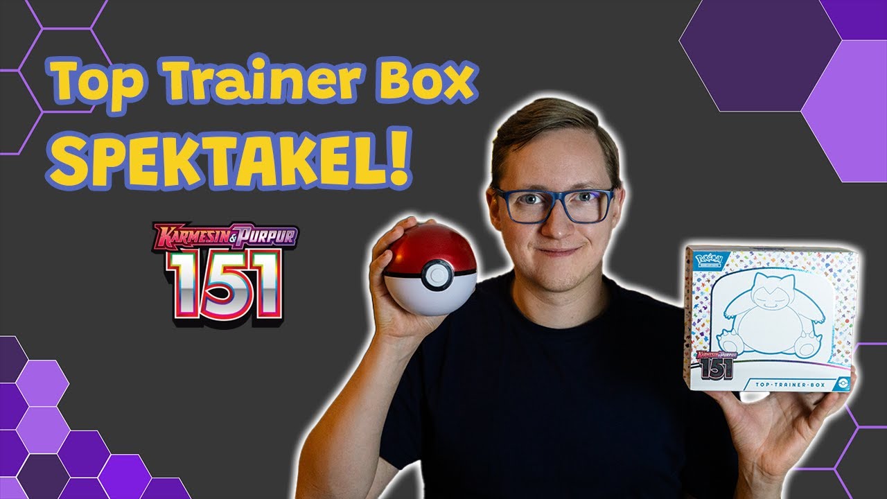 Meine BESTE Top Trainer Box. Pokémon 151 gönnt einfach! 🤩 - YouTube