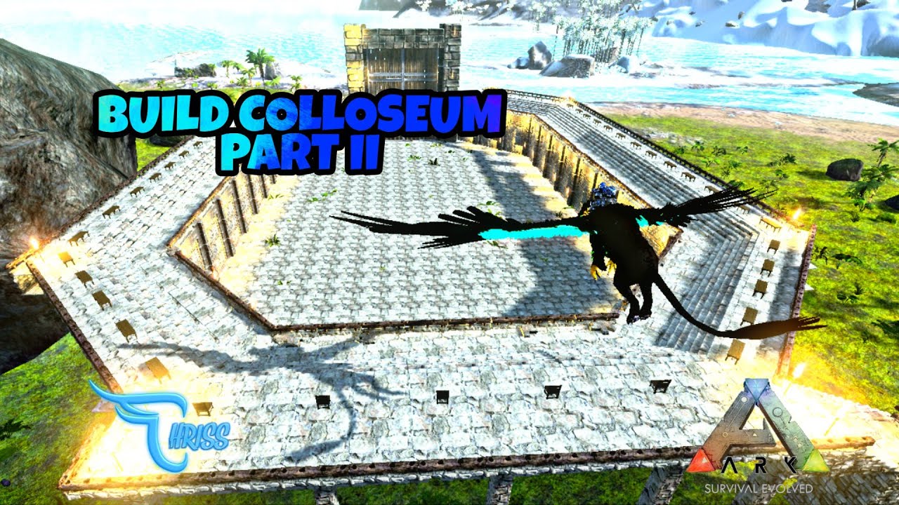 HOW TO BUILD COLLOSEUM PART II || Ark Mobile Indonesia - YouTube