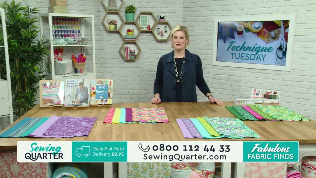 Sewing Quarter - technique Tuesday - 28th March 2017 - YouTube
