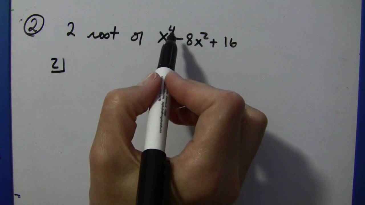 Algebra II: Synthetic Division - YouTube