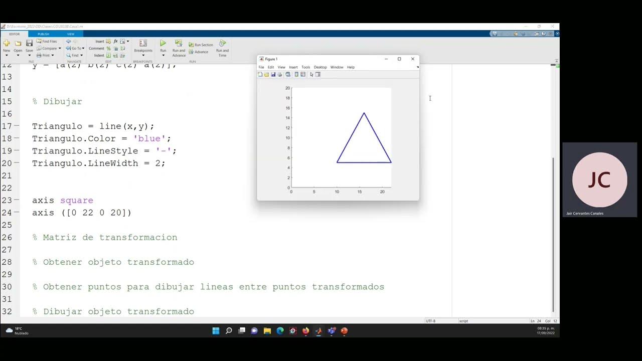Transformaciones 2D en Matlab - YouTube