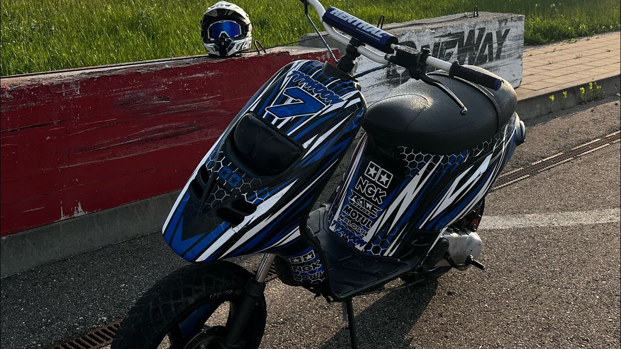 PIAGGIO TYPHOON | TEST RIDE | AIRSAL T6 70CC - YouTube