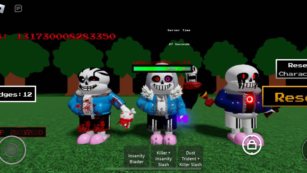 Sans ultimate fighting showcasing new update - YouTube