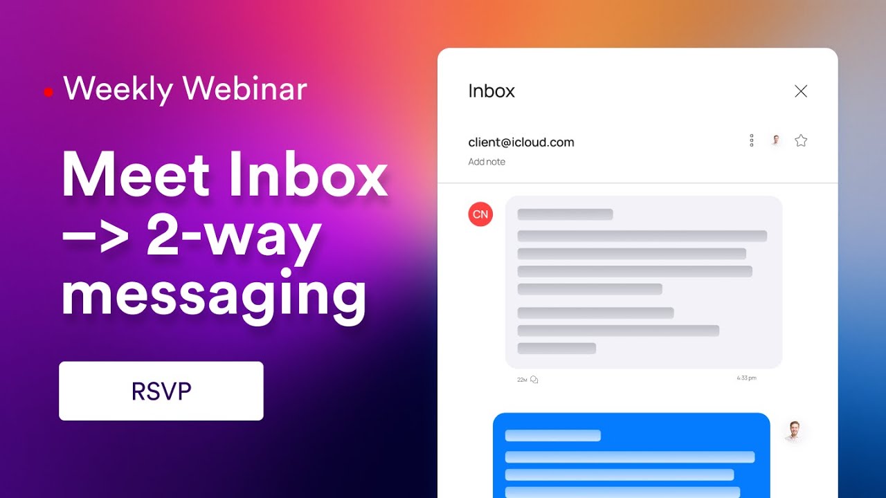 Introducing Inbox – Set up 2-way Communication with your Clients in ...