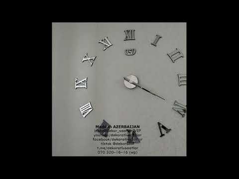 3 ədəd Dekor saat Azərbaycan istehsalı Made in Azerbaijan DİY wall clock (+994) 70 320-16-16 wp