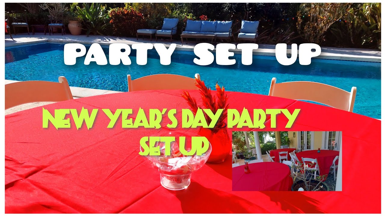 PARTY SET UP: NEW YEAR'S PARTY SET UP #partyideas #partysetup - YouTube