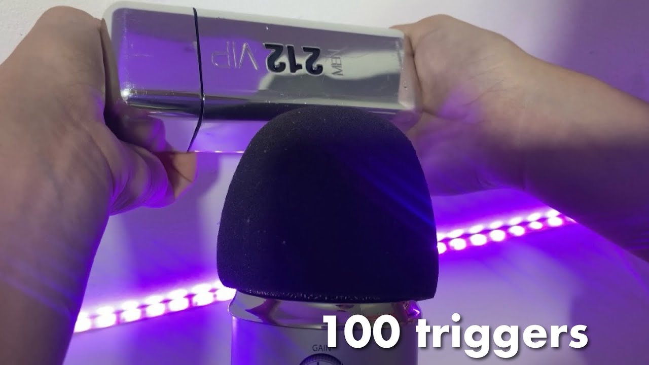 First ASMR 100 triggers in 3 minutos - YouTube
