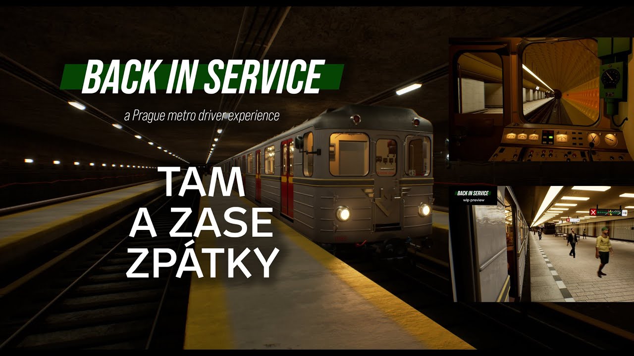 Back in Service - jízda ze stanice Hradčanská + obrat na Dejvické - YouTube