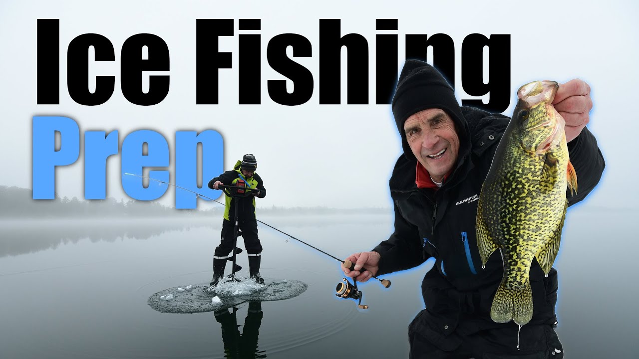 Ice Fishing Prep - YouTube