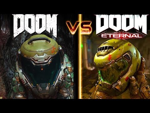 DOOM Eternal vs DOOM Graphics Comparison ( Quakecon 2018 ) XBOX ONE ...
