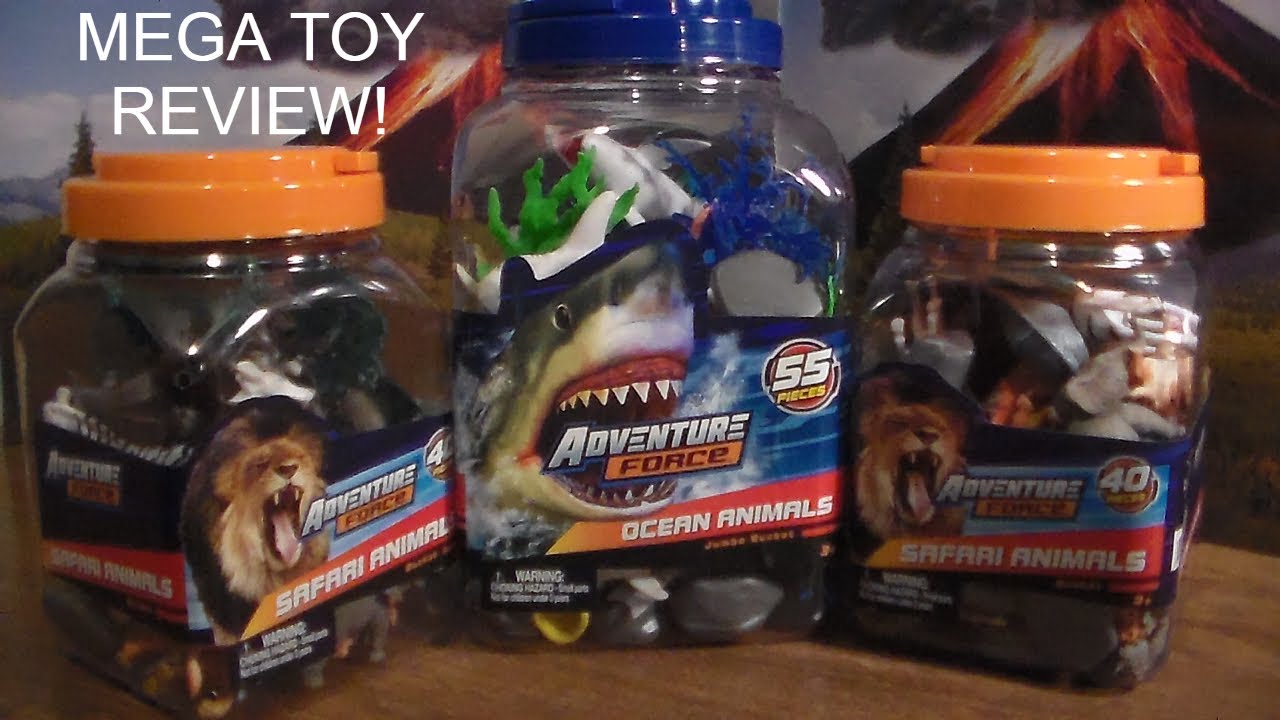 Adventure Force SAFARI ANIMALS OCEAN ANIMALS TOY REVIEW! - YouTube