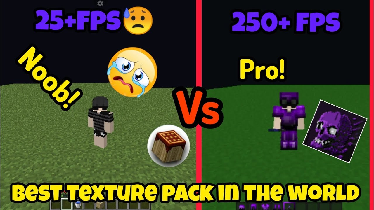 🥶Best TEXTURE PACK in the World. (fps Boosting pack for Pojav launcher ...