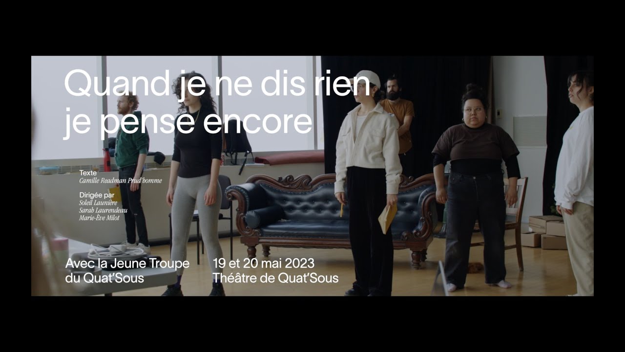 Quand je ne dis rien je pense encore → Labo - YouTube