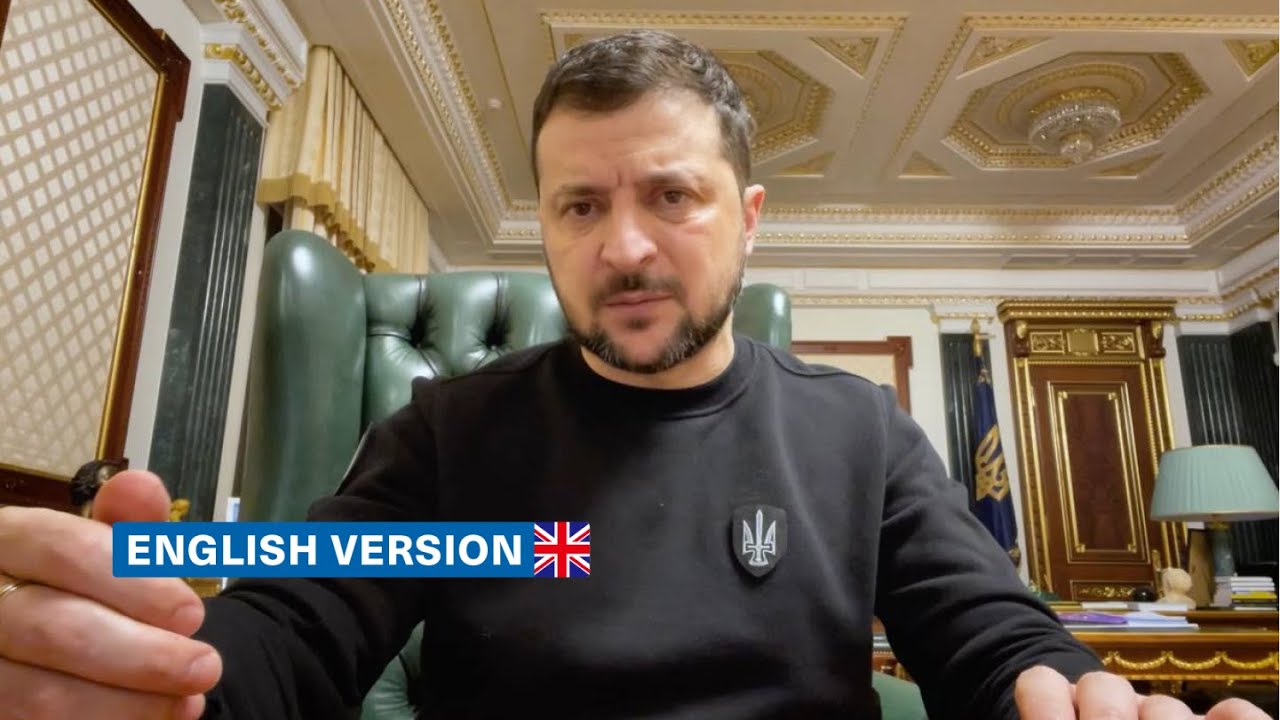 Address of the President of Ukraine. D383 (English version) - YouTube