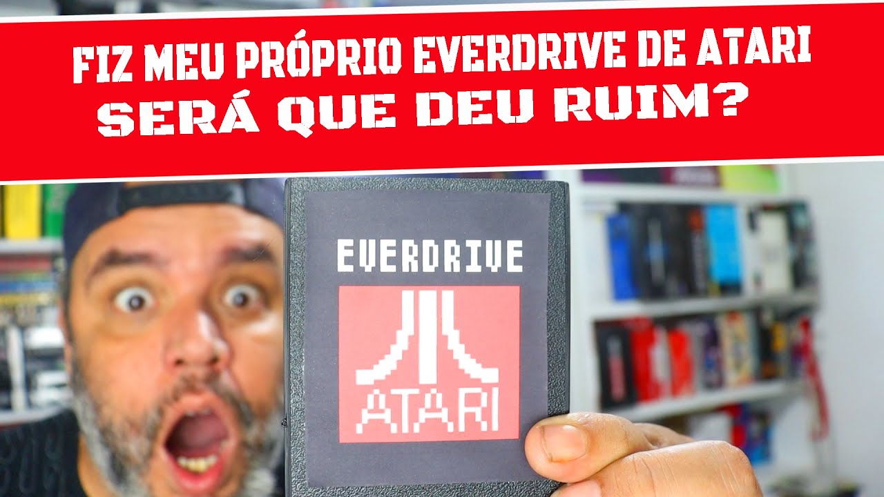Fiz o meu próprio everdrive de Atari! ( todos os jogos ) Será que deu ...