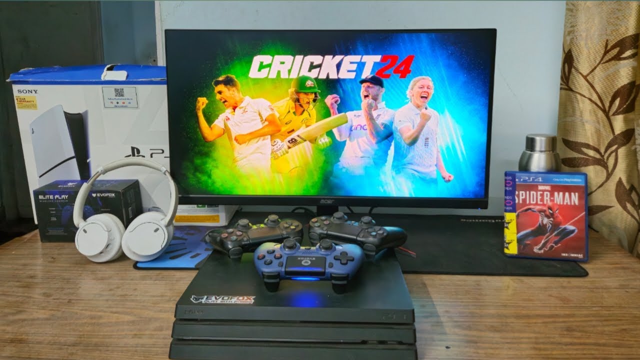 Cricket 24 ps4 pro ( 1080p monitor) in 2024 - YouTube