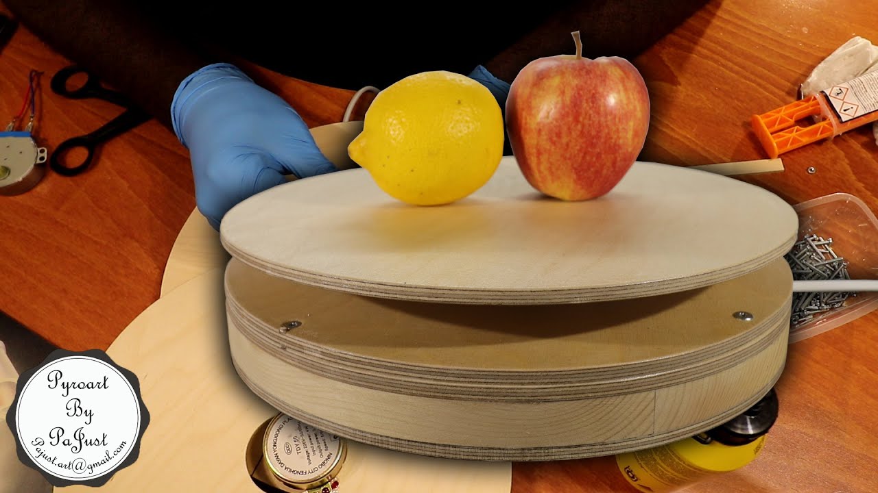 Making a simple wooden turntable for 360 photography - YouTube