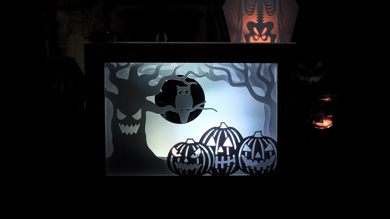 Spooky Light Box Assembly - YouTube