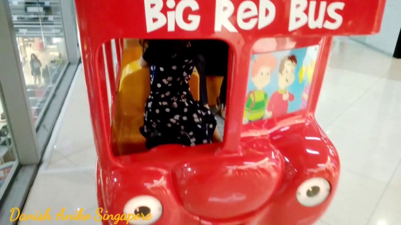 The Wheels on The Bus, BIG RED BUS KIDDIE RIDE at Singapore Shopping ...