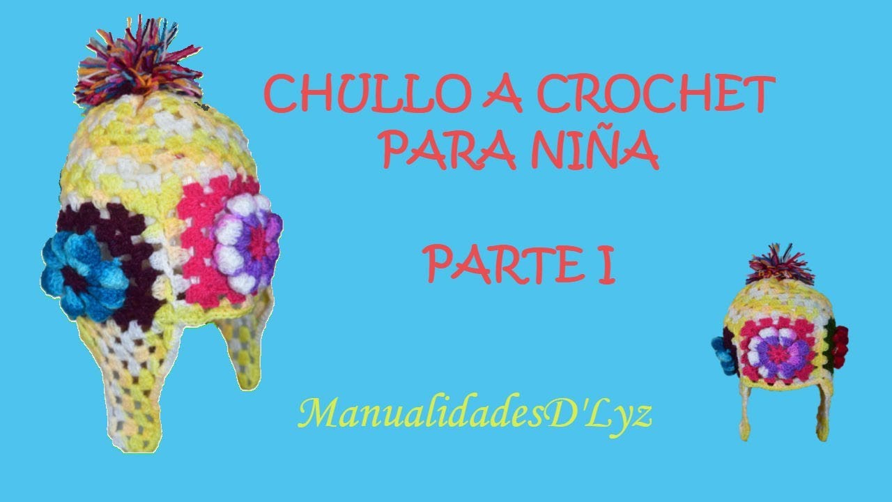 Como tejer un chullo a crochet para niña - Parte I - YouTube