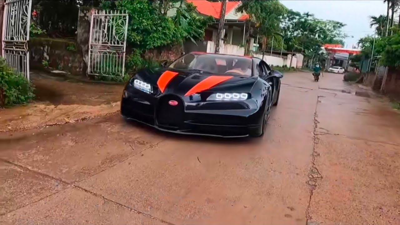 Homemade Bugatti Chiron runs a speed test nhettv bugatti trending ...