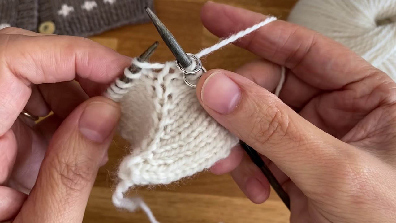 Make One Right and Make One Left Knitting m1r , m1l - YouTube