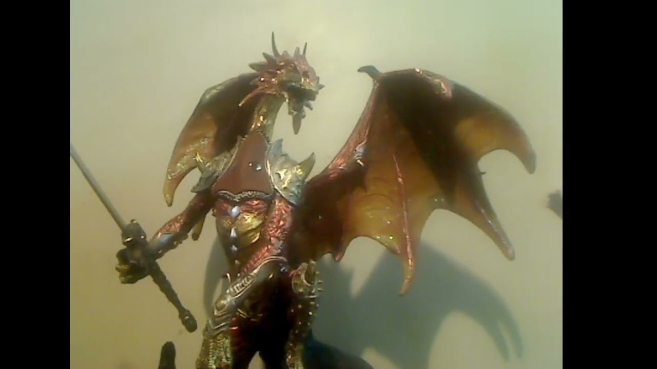 2022 Painted 2 foot tall Dragon from mans local collection Now Mine ...