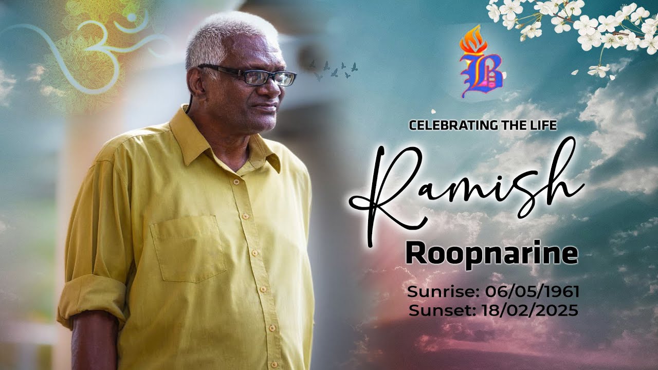 Celebrating The Life Of Ramish Roopnarine - YouTube