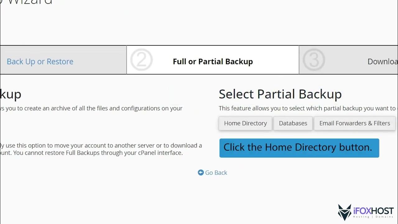 How to Download Backup using cPanel with iFOX HOST - YouTube