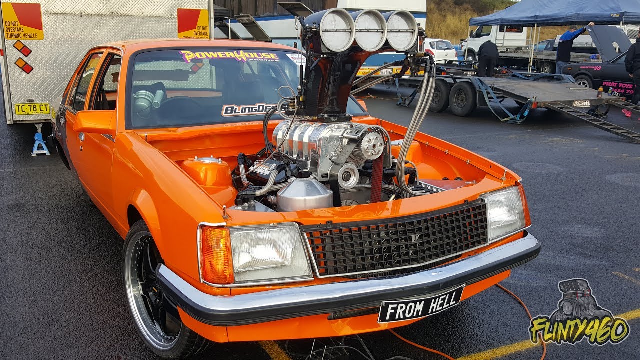BLOWN BIG BLOCK COMMODORE "FROM HELL" SMOKES OUT BRASHERNATS - YouTube
