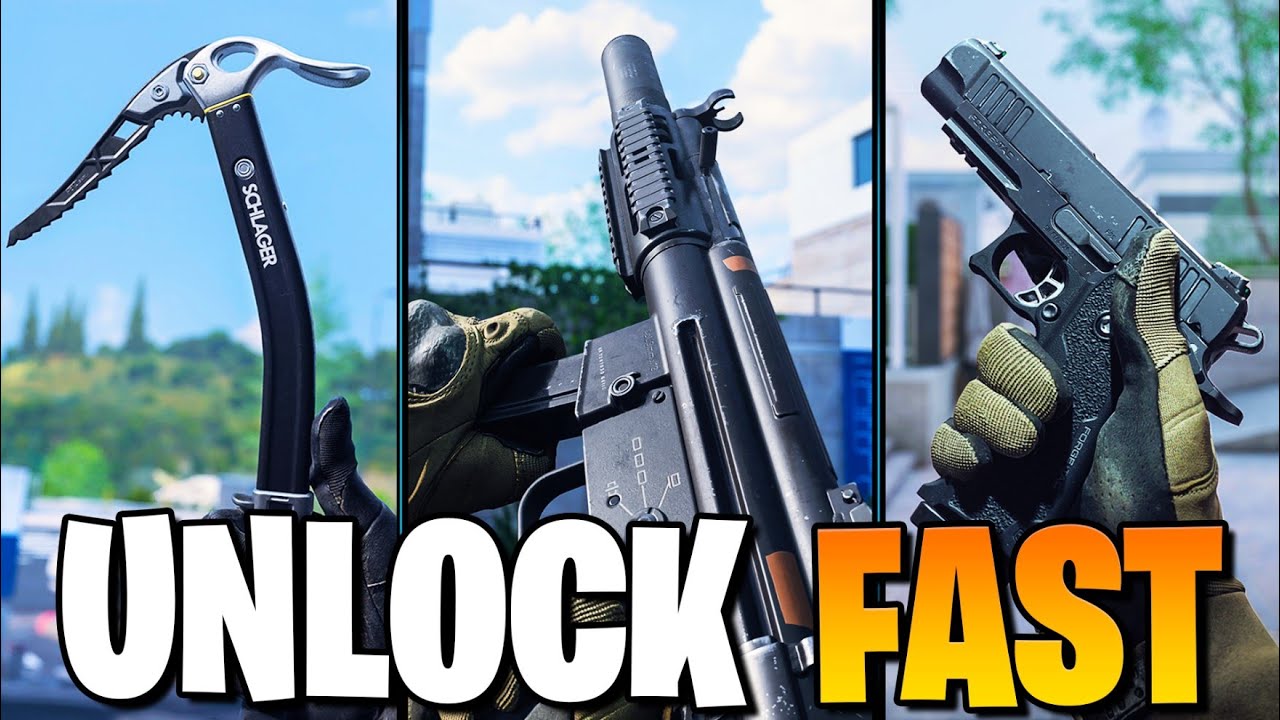 MW2 - Unlock "Lachmann Shroud", "9MM Daemon" and "Pickaxe" (Fast Unlock ...