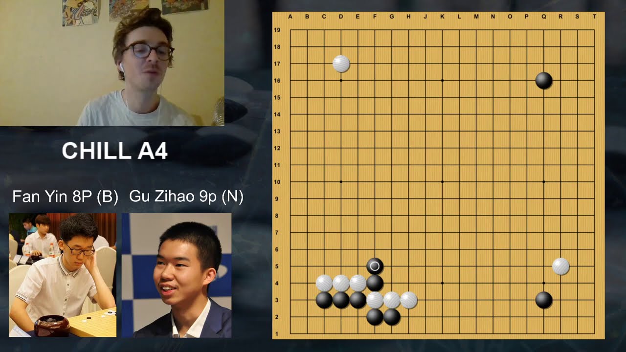 Partie entre 2 Pros Chinois (Fan Yin 8p vs Gu Zihao 9p) | Jeu de Go - YouTube
