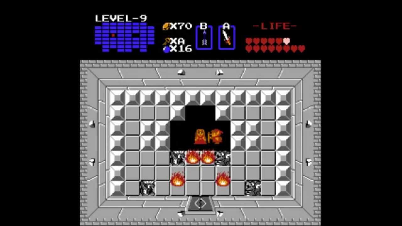 The Legend of Zelda - NES - Final Boss - Ganon - YouTube