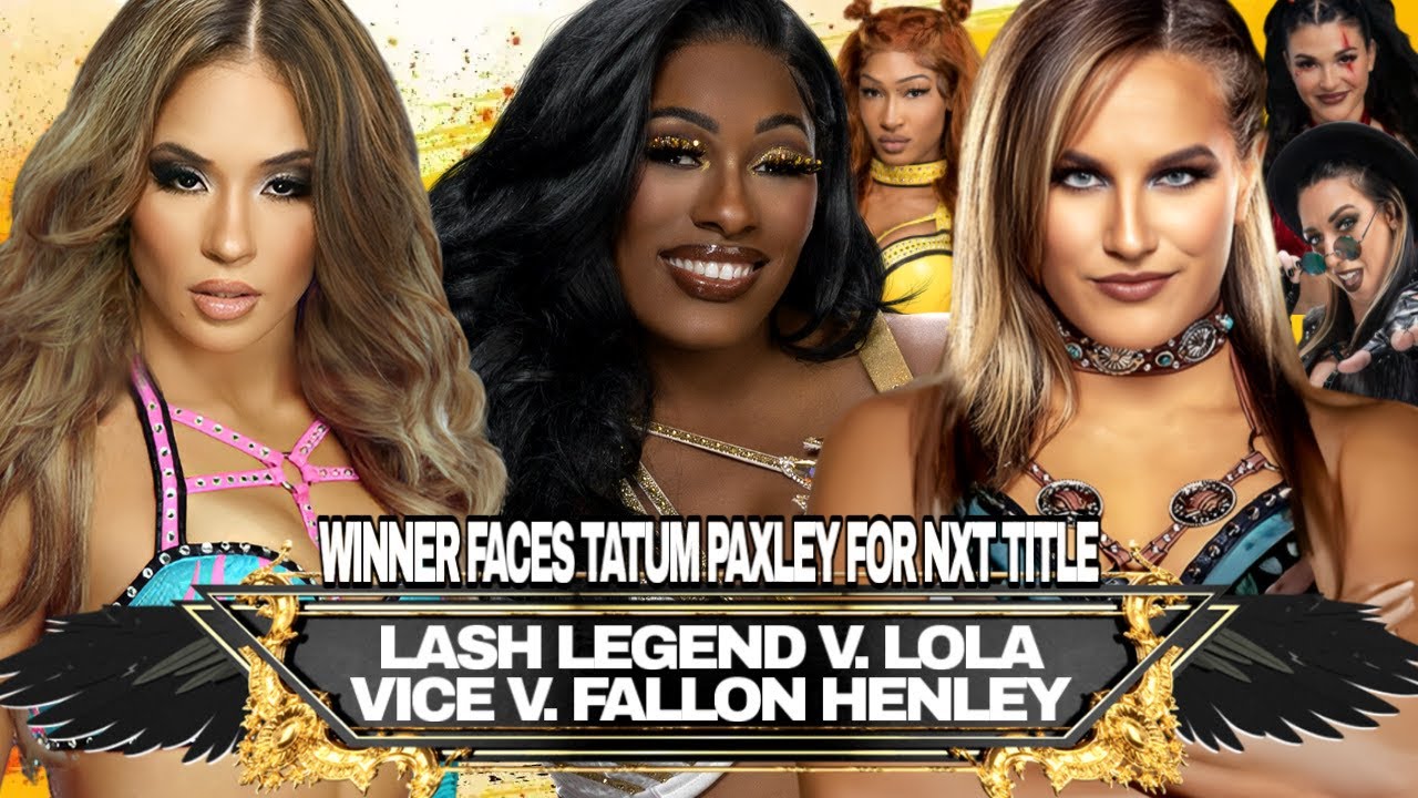 Lola Vice v. Lash Legend v. Fallon Henley | NXT WWE 2k25 - YouTube