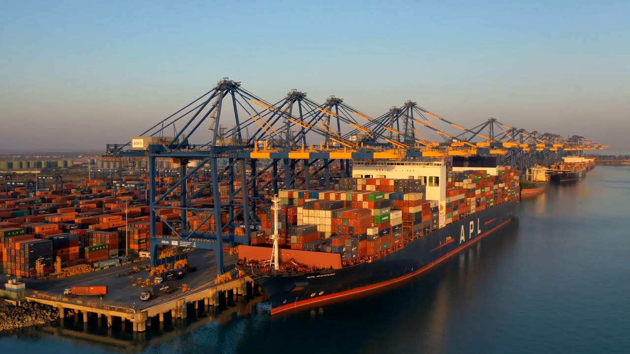 Colossal Achievement for India | APL Raffles docks at Mundra Port ...
