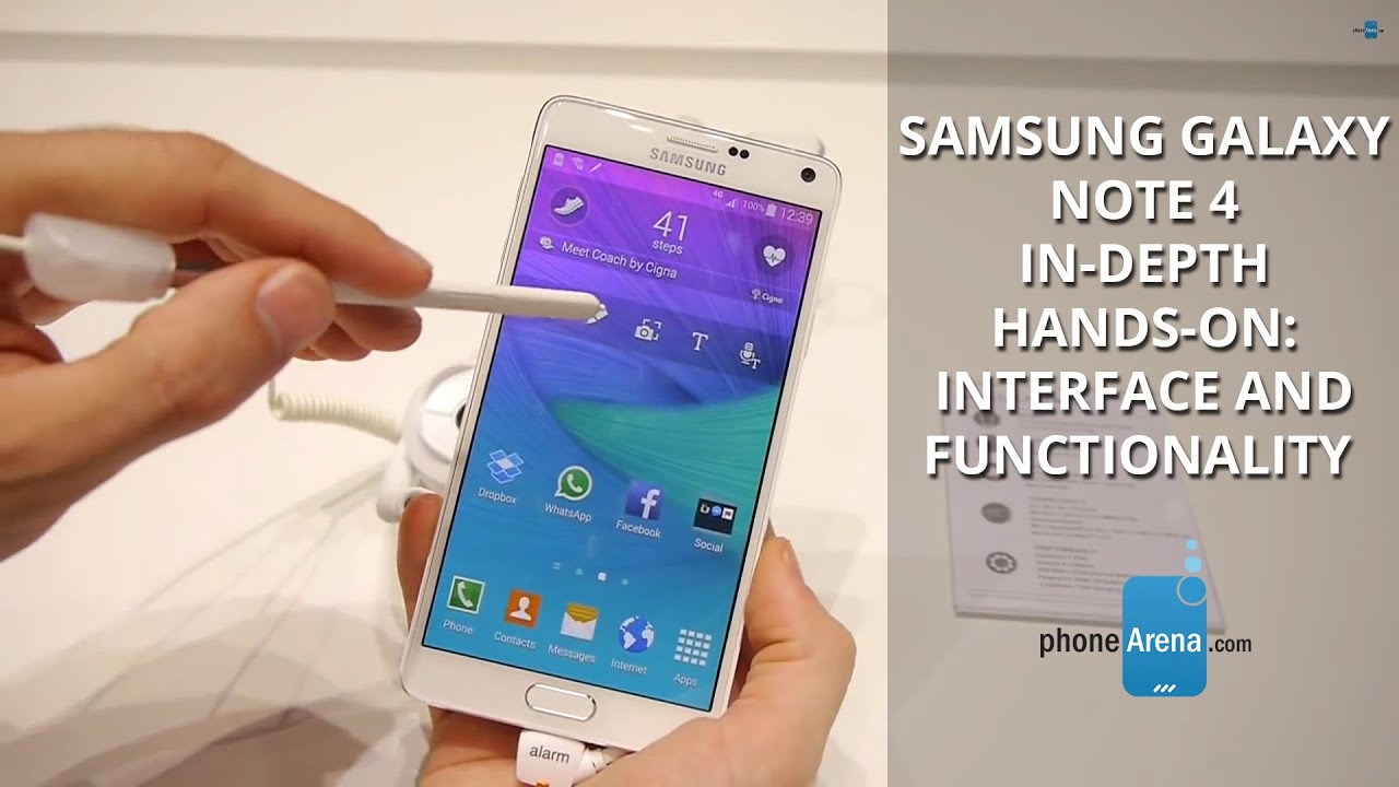Samsung Galaxy Note 4 in-depth hands-on: Interface and Functionality ...