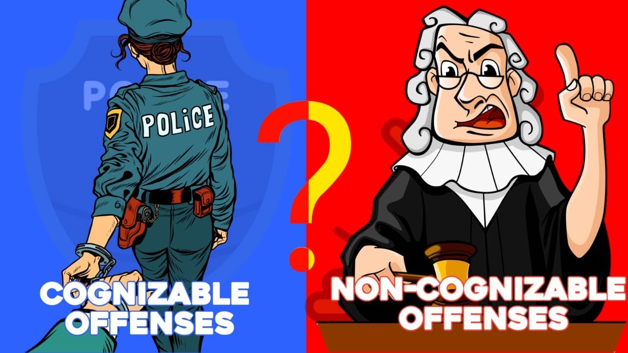 Cognizable and Non Cognizable Offence I Criminology - YouTube