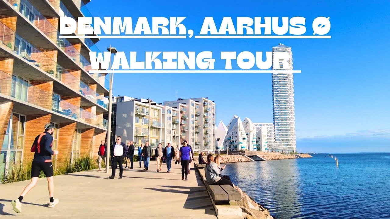Most Beautiful Harbour Coastline Walk! - DENMARK, Aarhus Ø ...