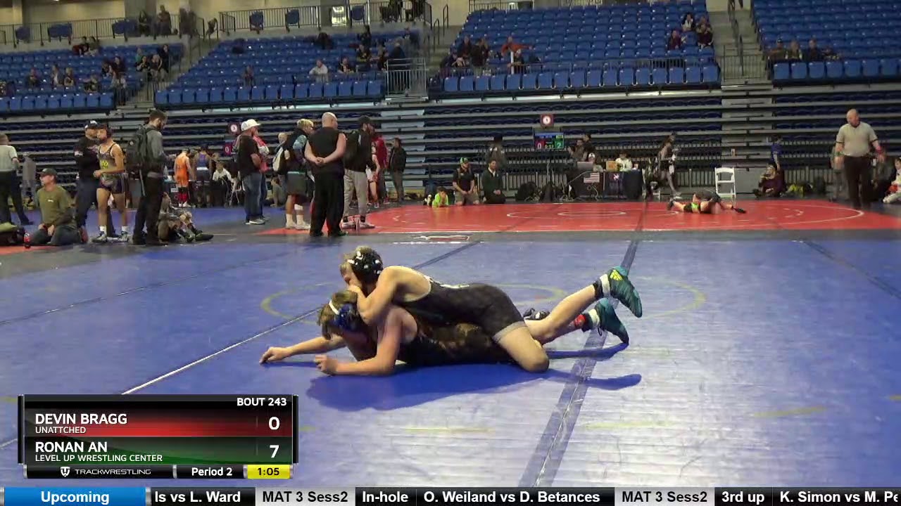 12U 98 Ronan An Level Up Wrestling Center Vs Devin Bragg Unattched ...
