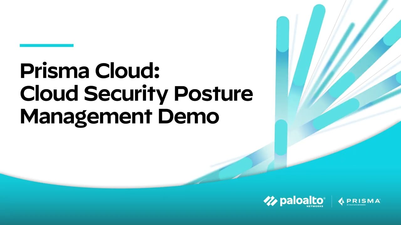 Prisma Cloud: Cloud Security Posture Management Demo - YouTube