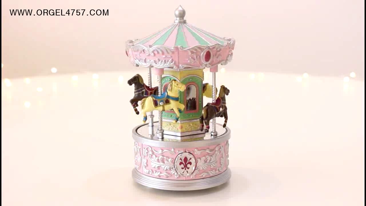 ORGEL4757- 회전목마오르골(orgel, music box) - YouTube