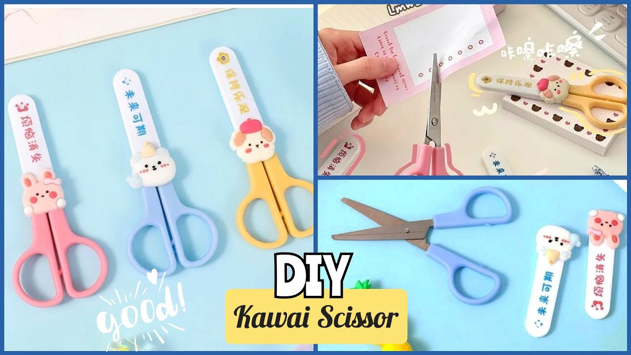 DIY kawai Scissor at home | How to make kawai Scissor at home | Easy ...