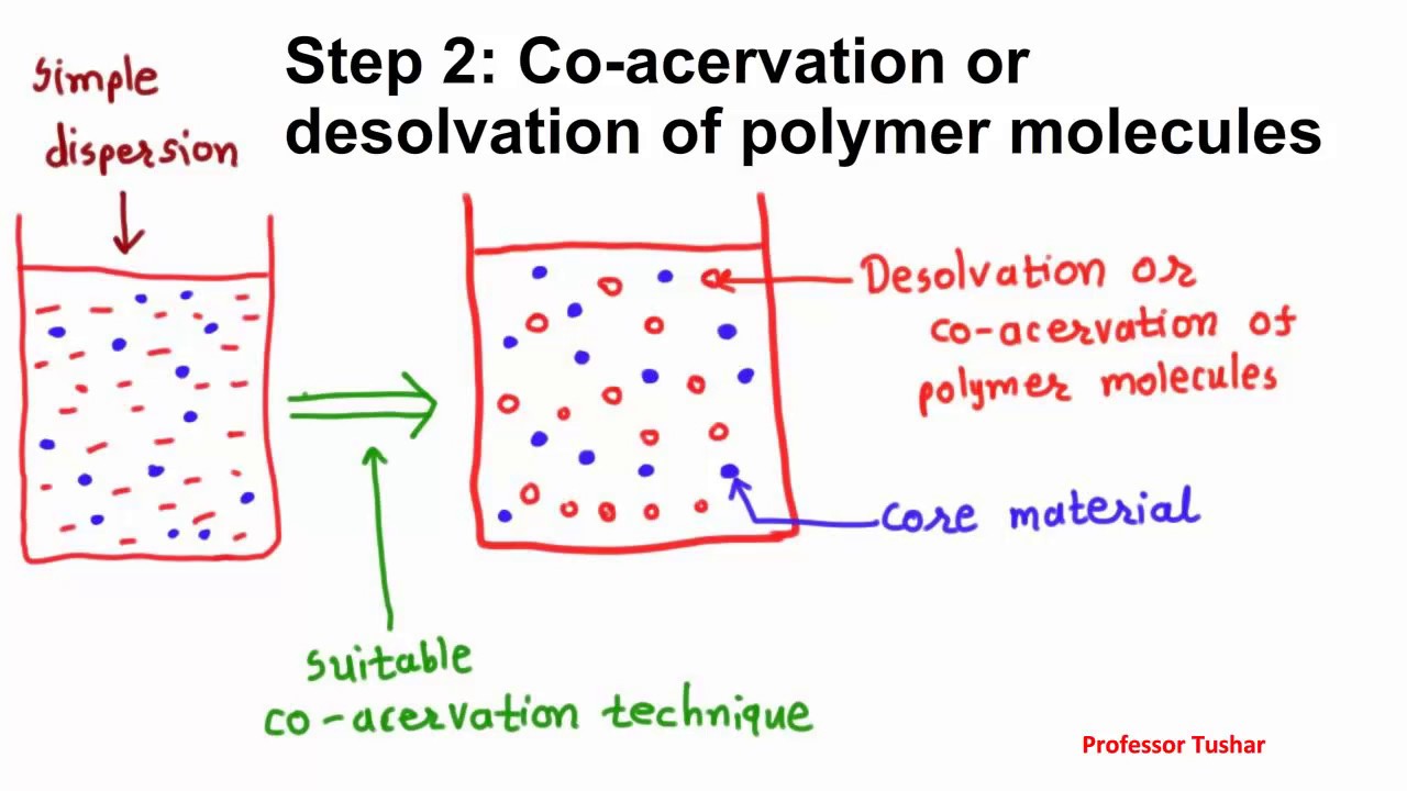 Microencapsulation by coacervation phase separation (Microcapsule ...