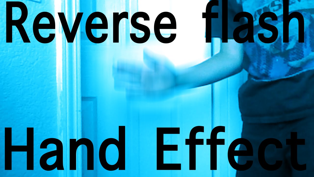 Reverse Flash hand effect in after effects tutorial - YouTube