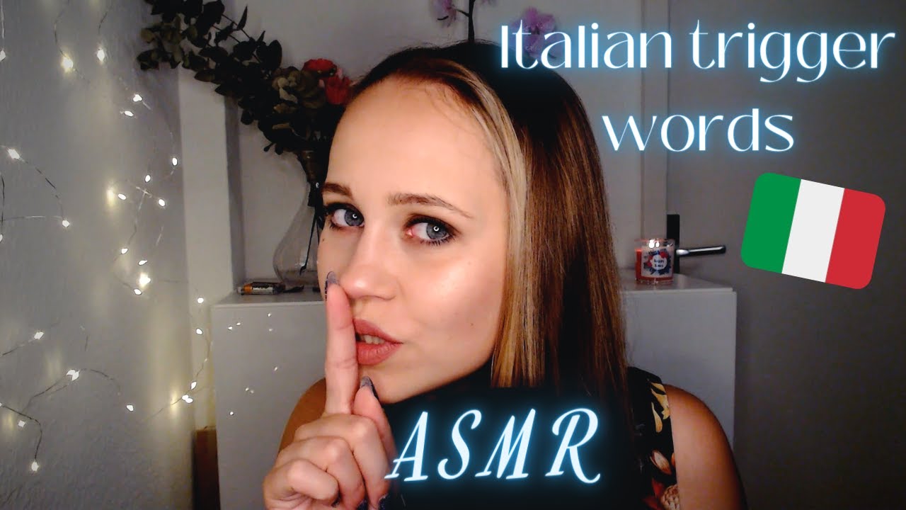 ASMR ITA | I whisper you tingly italian words Ti sussurro all'orecchio ...